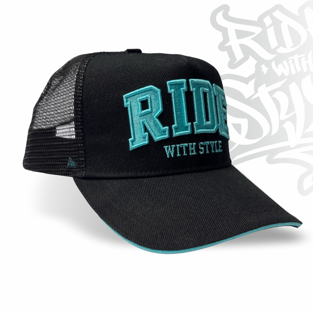 4moto® - 4moto "RIDE" Classic Trucker Cap Black