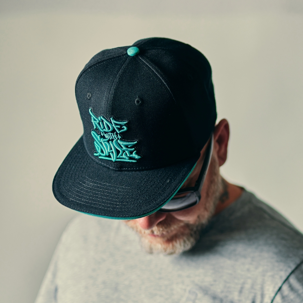 4moto® - "Ride with Style" Snapback Cap BLACK