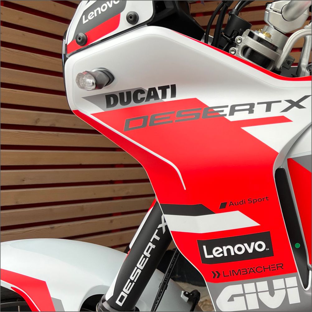 4moto® - DUCATI Desert X Graphics Folien Dekor ⭐⭐⭐⭐⭐