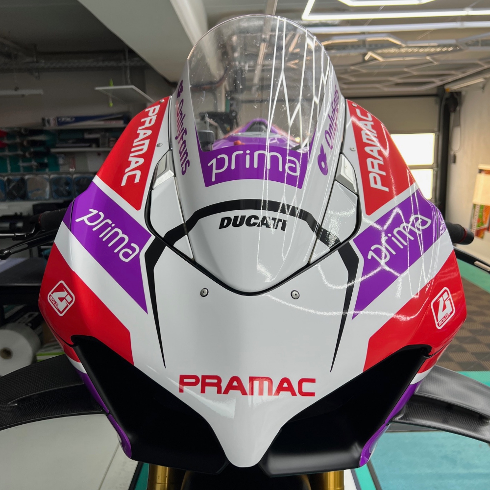 4moto® - DUCATI Panigale V4R (23-_) "PRAMAC" Replica Dekorkit
