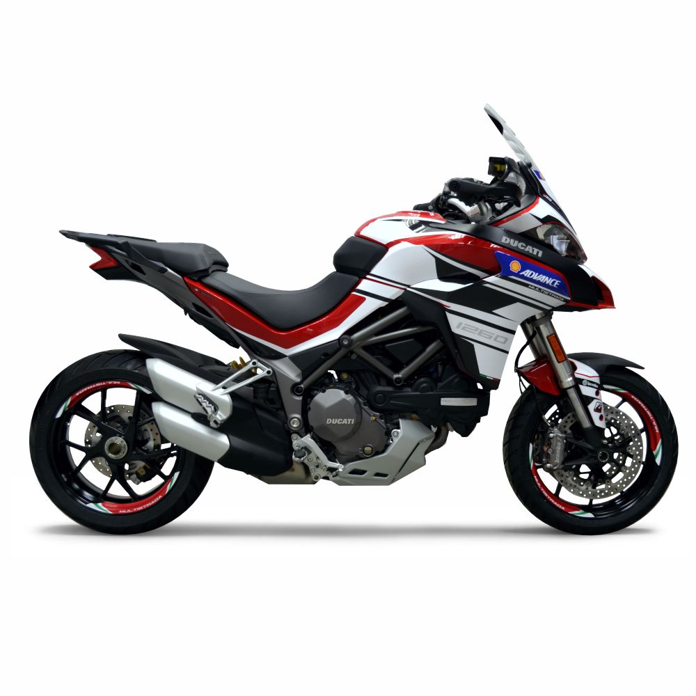 4moto® - DUCATI-Dekor-Aufkleber-Bikedekor-Decals-DUCATI Multistrada 1260