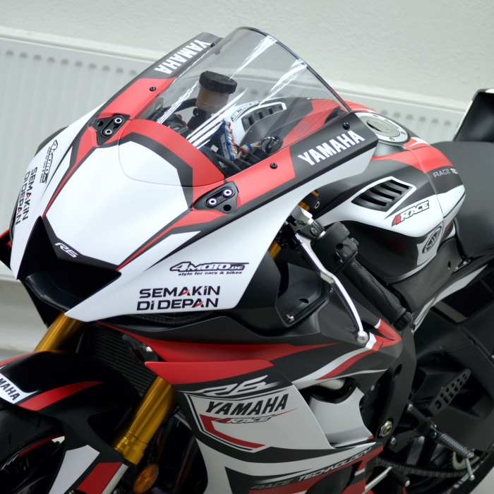 Motorradaufkleber / Bikedekore / Wheelskinzz - YAMAHA R6 RJ17 17 ...
