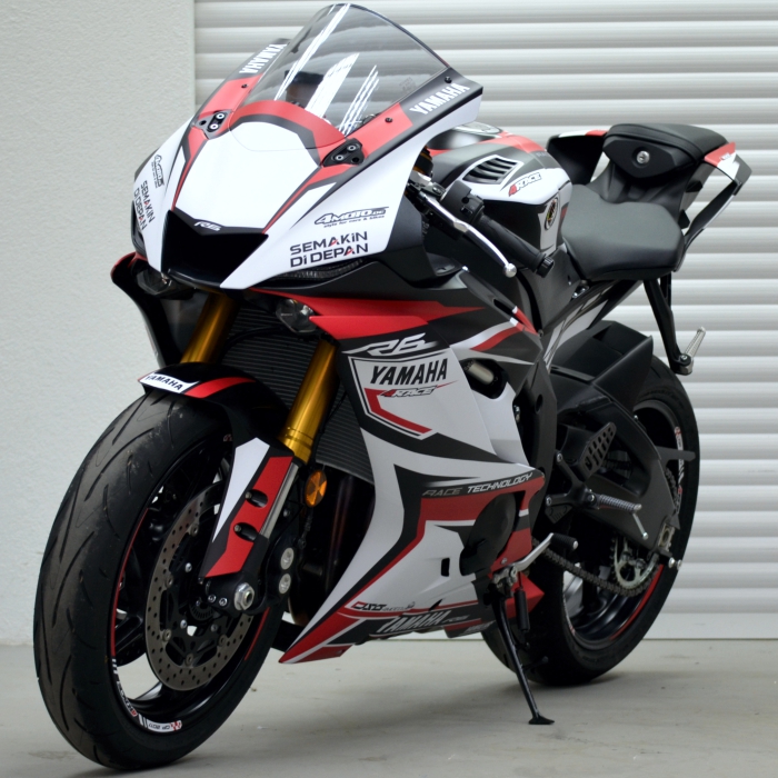 Motorradaufkleber / Bikedekore / Wheelskinzz - YAMAHA R6 RJ17 17 ...