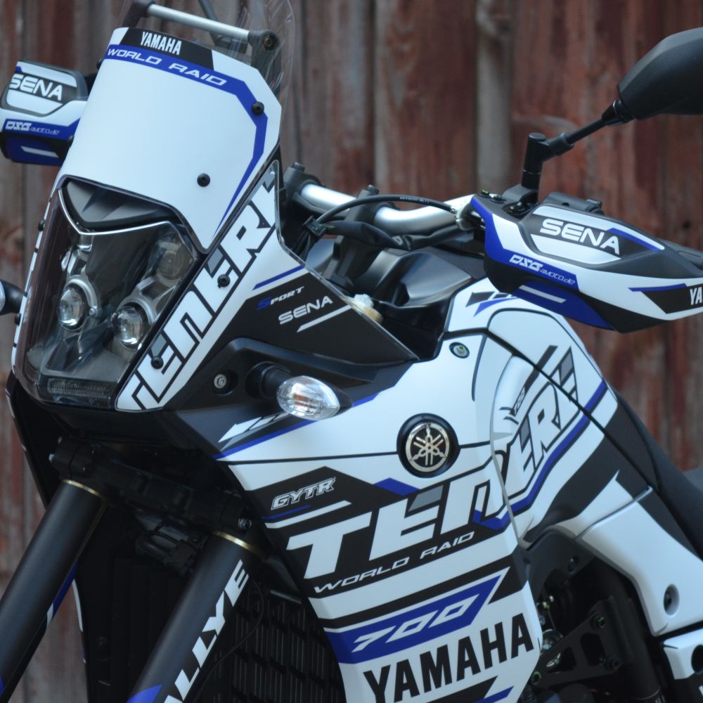 4moto® - YAMAHA Tenere 700 2019- Dekorkit "RALLEY" - White-Red